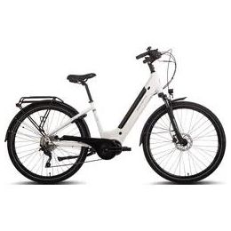 E-Bike SAXONETTE "Premium Sport (Wave)" E-Bikes Gr. 50cm, 28 Zoll (71,12cm), weiß Pedelec, Elektrofahrrad für Damen u. Herren