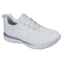 Slip-On Sneaker Skechers "Summits" Gr. 42, weiß Damen Schuhe Slipper, Freizeitschuh, Komfortschuh mit Memory Foam