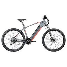 Zündapp E-Bike ZÜNDAPP "Z808" E-Bikes Gr. 48cm, 27,5 Zoll (69,85cm), schwarz (rot, schwarz) Pedelec, Elektrofahrrad für Damen u. Herren, MTB