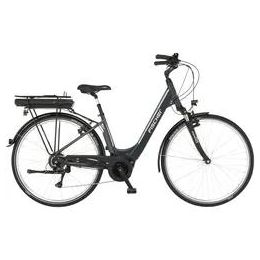 E-Bike Fischer FAHRRAD "CITA 1.5 418 44" E-Bikes Gr. 44cm, 28 Zoll (71,12cm), grau (granitgrau) Pedelec, Elektrofahrrad für Damen u. Herren