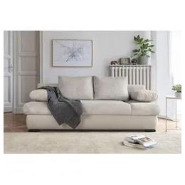 Schlafsofa Collection AB "Chicago" Sofas Gr. B/T: 200cm x 95cm, Cord-Samt, beige mit Bettfunktion und Bettkasten, im Cord-Samt Mix