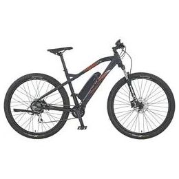 E-Bike Prophete "Graveler E-MTB" E-Bikes Gr. 48 cm, 29 Zoll (73,66 cm), schwarz Pedelec, Elektrofahrrad für Damen u. Herren, MTB