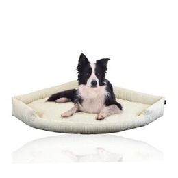 Rohrschneider &reg; XXL Eck-Hundebett f&uuml;r gro&szlig;e Hunde aus Cord XL