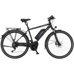 FISCHER BIKE E-Bike FISCHER FAHRRAD "VIATOR ETH 1861 557" E-Bikes Gr. 50cm, 28 Zoll (71,12cm), schwarz (mattschwarz) Pedelec, Elektrofahrrad für Herren