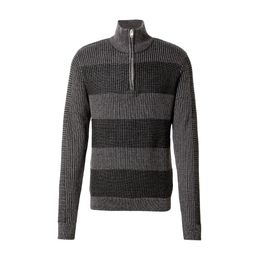 Jack & Jones JACK & JONES Pullover 'JJHugo' Herren Größe M anthrazit / schwarz