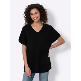 Heine Damen Longpullunder, Schwarz, Gr. 36, Rundhals Pullover, Material: Polyacryl