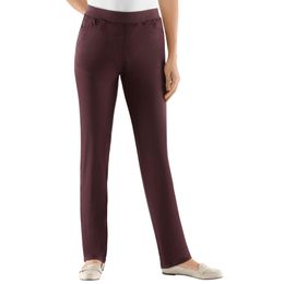 Heine Damen Stretch-Jeans, Rot, Gr. 195, Straight, Material: Baumwolle