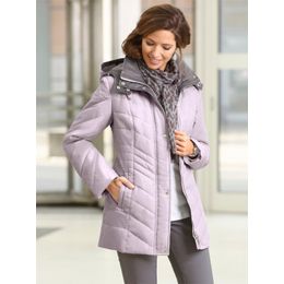 WITT Damen Steppjacke mit Kontrastfutter, ros&eacute;-grau, Gr&ouml;&szlig;e 40