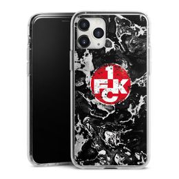 DeinDesign iPhone 11 Pro Max Handy Silikon H&uuml;lle Case transparent Handyh&uuml;lle Coat Of Arms 1. Fc Kaiserslautern Muster Silikon Case