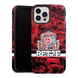 DeinDesign iPhone 13 Pro Max Handy Panzer Handyh&uuml;lle robuste Outdoor H&uuml;lle Schutzh&uuml;lle gl&auml;nzend Official Licensed Product 1. Fc Kaiserslautern 1. Fck Tough Case