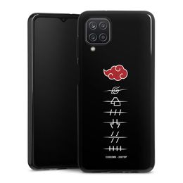 DeinDesign Galaxy A12 Handy Silikon H&uuml;lle Case schwarz Handyh&uuml;lle Naruto Shippuden Akatsuki Official Licensed Product