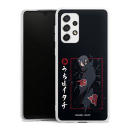 DeinDesign Galaxy A33 5G Handy Silikon H&uuml;lle Case transparent Handyh&uuml;lle Itachi Uchiha Official Licensed Product Naruto Shippuden Silikon Case