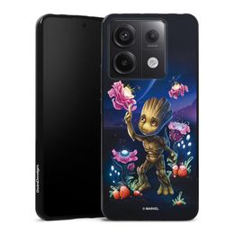 DeinDesign Xiaomi Redmi Note 13 Pro 5G Handy Silikon H&uuml;lle Case schwarz Handyh&uuml;lle Baby Groot Marvel Guardians Of The Galaxy