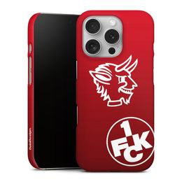 DeinDesign iPhone 16 Pro Handy Premium Case Smartphone Handyh&uuml;lle Schutzh&uuml;lle matt Devil Official Licensed Product 1. Fc Kaiserslautern Premium Case