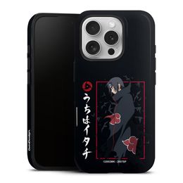 DeinDesign iPhone 16 Pro Handy Panzer Handyh&uuml;lle robuste Outdoor H&uuml;lle Schutzh&uuml;lle gl&auml;nzend Official Licensed Product Naruto Shippuden Itachi Uchiha Tough Case