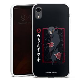 DeinDesign iPhone Xr Handy Silikon H&uuml;lle Case wei&szlig; Handyh&uuml;lle Official Licensed Product Naruto Shippuden Itachi Uchiha Silikon Case