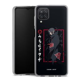 DeinDesign Galaxy A12 Handy Silikon H&uuml;lle Case transparent Handyh&uuml;lle Itachi Uchiha Official Licensed Product Naruto Shippuden Silikon Case
