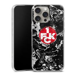DeinDesign iPhone 16 Pro Max Handy Silikon H&uuml;lle Case transparent Handyh&uuml;lle Coat Of Arms 1. Fc Kaiserslautern Muster Silikon Case