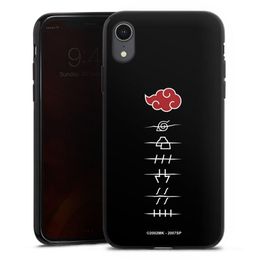 DeinDesign iPhone Xr Handy Silikon H&uuml;lle Case schwarz Handyh&uuml;lle Naruto Shippuden Official Licensed Product Akatsuki