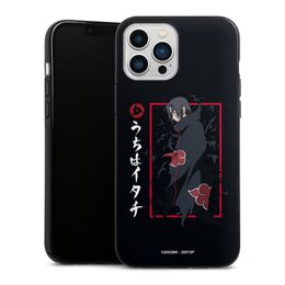 DeinDesign iPhone 13 Pro Max Handy Silikon H&uuml;lle Case schwarz Handyh&uuml;lle Official Licensed Product Naruto Shippuden Itachi Uchiha