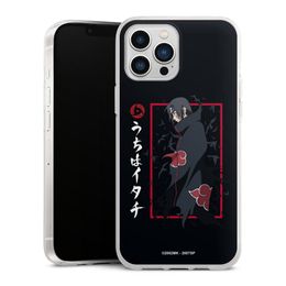 DeinDesign iPhone 13 Pro Max Handy Silikon H&uuml;lle Case transparent Handyh&uuml;lle Official Licensed Product Naruto Shippuden Itachi Uchiha Silikon Case