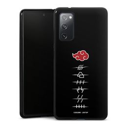 DeinDesign Galaxy S20 FE 5G Handy Silikon H&uuml;lle Case schwarz Handyh&uuml;lle Naruto Shippuden Akatsuki Official Licensed Product
