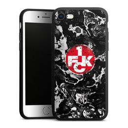 DeinDesign iPhone SE (2020) Handy Premium Silikon H&uuml;lle Handyh&uuml;lle schwarz Case Muster 1. Fc Kaiserslautern Coat Of Arms Silikon Premium Case