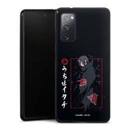 DeinDesign Galaxy S20 FE Handy Silikon H&uuml;lle Case schwarz Handyh&uuml;lle Itachi Uchiha Official Licensed Product Naruto Shippuden