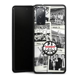 DeinDesign Galaxy S20 FE Handy Silikon H&uuml;lle Case schwarz Handyh&uuml;lle Retro Eintracht Frankfurt Official Licensed Product