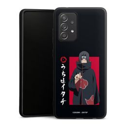 DeinDesign Galaxy A52s 5G Handy Premium Silikon H&uuml;lle Handyh&uuml;lle schwarz Case Official Licensed Product Naruto Shippuden Itachi Uchiha Silikon Premium Case