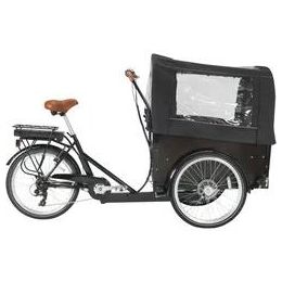 E-Bike GreenStreet "Elektrolastenrad E-Cargo" E-Bikes Gr. 50cm, 24 Zoll (60,96cm), schwarz Pedelec, Elektrofahrrad für Damen u. Herren