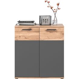 Sideboard Inosign "Riga" Sideboards Gr. B/H/T: 80cm x 87cm x 40cm, braun (nox oak nb, basalt grau nb) Breite 80 cm