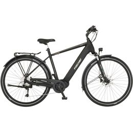 FISCHER BIKE E-Bike FISCHER FAHRRAD "VIATOR 4.2i 711 55" E-Bikes Gr. 55cm, 28 Zoll (71,12cm), schwarz Pedelec, Elektrofahrrad für Damen u. Herren