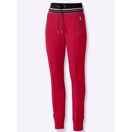 Jogger Pants Inspirationen Gr. 44, Normalgrößen, rot Damen Hosen