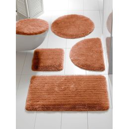 Badematte HEINE HOME Badematten Gr. rechteckig (90cm x 50cm),, braun (zimt)