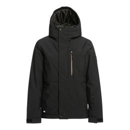 Snowboardjacke Quiksilver "Mission", Kinder, Gr. 10(140-148cm), schwarz (true schwarz), 100% Recyceltes Polyester, Jacken