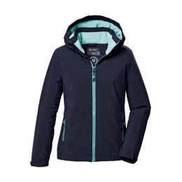 Funktionsjacke Killtec "KOW 352 GRLS JCKT", Kinder, Gr. 164, blau (navy), Oberstoff: 100% Polyester, Futter: 100% Polyester, Wattierung: 100% Polyester, sportlich, Jacken