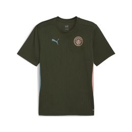 Trainingsshirt Puma "Manchester City Trainingstrikot Herren" Gr. L, grün (myrtle bold blue green) Herren Shirts