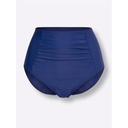 feel good Damen Bikini-Slip hoch geschnitten, royalblau, Gr&ouml;&szlig;e 40
