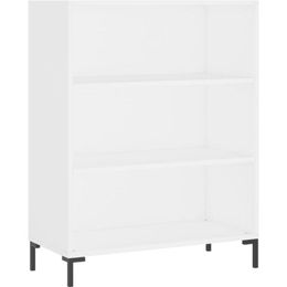 Jinlefu - Bücherregal Weiß 69,5x32,5x90 cm Holzwerkstoff vidaXL