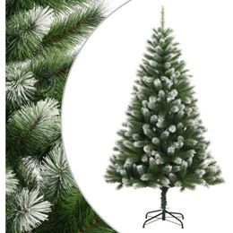 Künstlicher Weihnachtsbaum Klappbar Beschneit 240 cm vidaXL