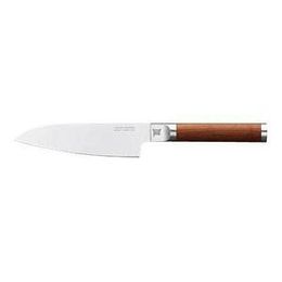 Fiskars® Kochmesser Norden silber, braun glatt, Klinge: 13,6 cm