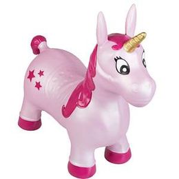 Idena Hüpftier Einhorn pink