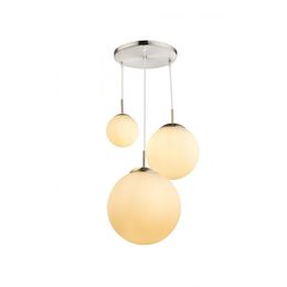 Globo Lighting - JOEL - Hängeleuchte Metall Nickel matt, 3x E27