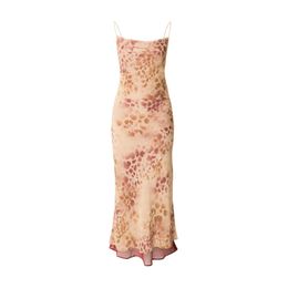 Topshop Kleid Damen Größe 36 beige / hellbraun / rostrot / kirschrot Winterkleid