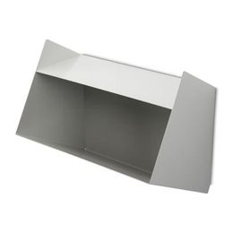 Magazin Wandkonsole Schlund RAL 7035 Lichtgrau