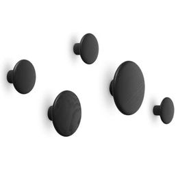 muuto Garderobenhaken Dots Schwarz