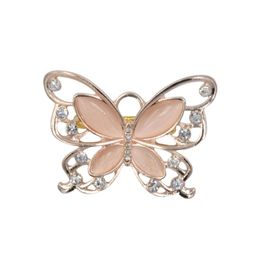 Brosche Firetti "Schmuck Geschenk Ansteckschmuck Schmetterling", rosa, Broschen, Damen, Metall