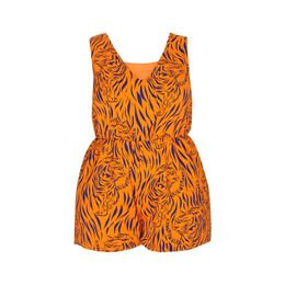 Rockeasy Jumpsuit Damen Gr&ouml;&szlig;e XXL kobaltblau / orange