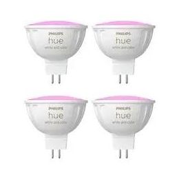 Philips Hue White & Col. Amb. MR16 LED Lampe - 4er-Set